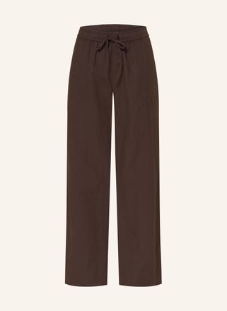 Neo Noir Neo Noir Marlenehose Sonar Mit Leinen braun