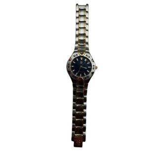 Givenchy Montre &agrave; quartz vintage Pre-owned bicolore - Femme - Pre-owned - Bleu - Taille: ONE Size