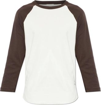 A.P.C. A.p.c., Homme, Tops, Beige, Taille: L T-shirt &agrave; manches longues