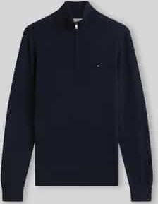 Tommy Hilfiger Regular Fit Troyer aus reiner Baumwolle
