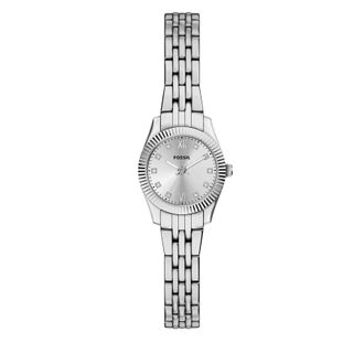 Fossil Uhr Fossil Scarlette Mini Three-Hand ES5475 Silberfarben