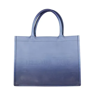Dior Medium Book Tote - - Bags - Damen - Blau - ONE SIZE