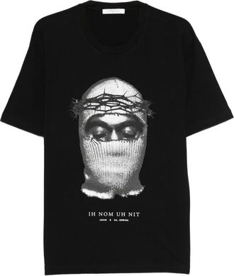 Ih Nom Uh Nit IH NOM UH Nit, Homme, Tops, Noir, Taille: XL T-shirt Masque Corona