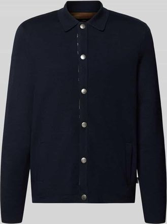 Barbour Regular Fit Strickjacke aus Baumwoll-Mix mit Woll-Anteil Modell Florcombe