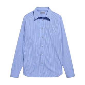 Balenciaga Gestreiftes Popeline-Hemd - - Blouses & Shirts - Damen - Blau - XS