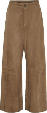 BTF-CPH Btfcph - Pantalons en cuir - Femme - Pantalons - Brun - Taille: 38 FR