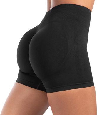 Smilodox Shorts Damen Kalea Scrunch, Kurze Radlerhose Sport Damen, Figurformende Hotpants mit Booty Scrunch und Kontur, elastischer Bund, weiches Seamless Mate