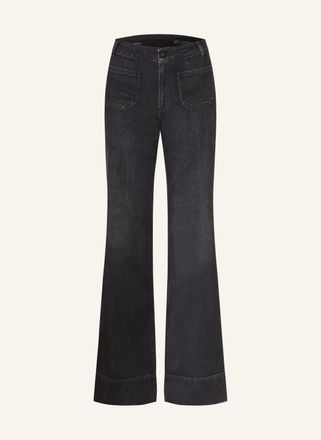 AG - Adriano Goldschmied Ag Jeans Flared Jeans Vicky schwarz