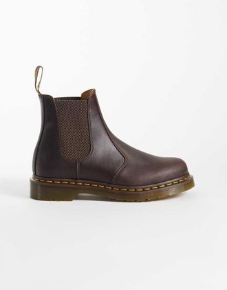 Dr. Martens Dr. Martens - Unisex 2976 - Bottines Chelsea - Marron fonc&eacute; Crazy Horse