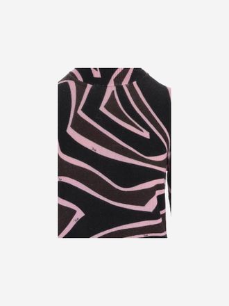 Emilio Pucci Wool Labyrinth Print Sweater - Black