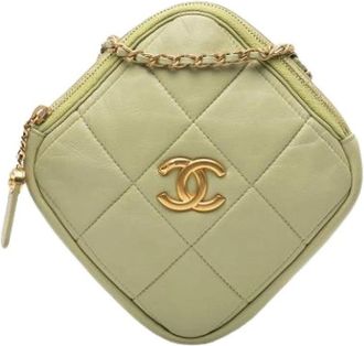 Chanel Sac bandouli&egrave;re mini vintage Pre-owned - Femme - Pre-owned - Vert - Taille: ONE Size