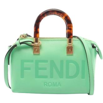 Fendi Pre-owned By The Way Mini 2way Handbag - - Pre-owned - Damen - Gr&uuml;n - ONE SIZE