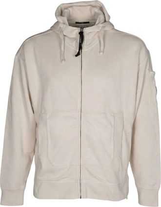 C.P. Company C.p. Company, Herren, Sweatshirts & Hoodies, Wei&szlig;, LGr&ouml;&szlig;e