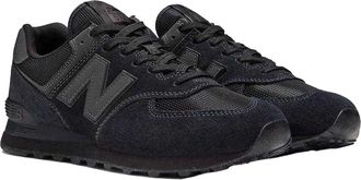 New Balance 574 Schuhe f&uuml;r Herren, Wildleder (Schwarz)