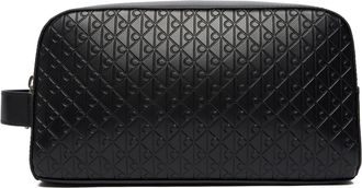 Calvin Klein Kosmetiktasche Calvin Klein Embossed Emblem Washbag LV04D1146G Schwarz