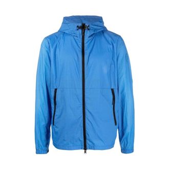 Woolrich Blaue- wasserabweisende und winddichte Jacke - - Jackets - Herren - Blau - S