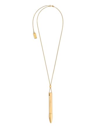 Christophe Lemaire x Carl Auböck collier à pendentif stylo - Or