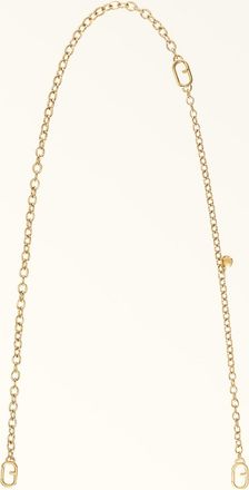 Furla Link Schulterriemen Color Light Gold Metallic Metall Damen