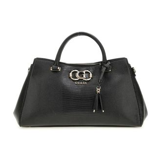 Guess Anadela 3 F&auml;cher Satchel Tasche - - Bags - Damen - Schwarzk - ONE SIZE
