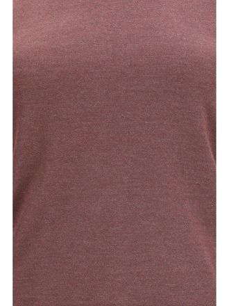 Brunello Cucinelli Womens Tank Top Cashmere-Silk Rhubarb Cashmere (capra Hircus)
