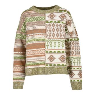 Ballantyne Wollpullover mit Rundhalsausschnitt - - Knitwear - Damen - Mehrfarbig - M
