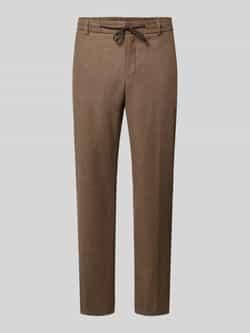 HUGO BOSS Regular Waist Business-Hose aus Wollmix