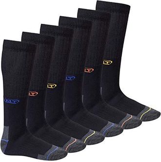 MT Chaussettes de travail et de loisirs robustes pour homme (6 ou 12 paires), M&eacute;lange de 6 paires, 39-42