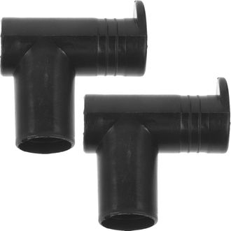 Pretyzoom 2 St&uuml;ck Kleiderst&auml;nder Zubeh&ouml;r Kunststoff Kleiderst&auml;nder Kit W&auml;schest&auml;nder Verbinder Ersatzstangengelenke W&auml;schest&auml;nder Ersatzset Kit Stangenset