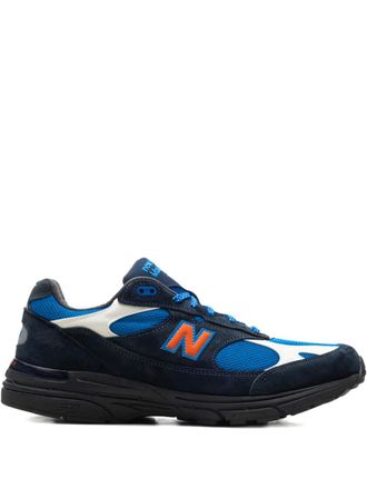 New Balance x Kith baskets &agrave; empi&egrave;cements - Bleu