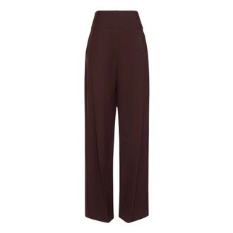 Sportmax Girino 003 Weite Hose - - Trousers - Damen - Braun - S