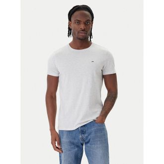 Tommy Jeans T-Shirt DM0DM04411 Grau Slim Fit