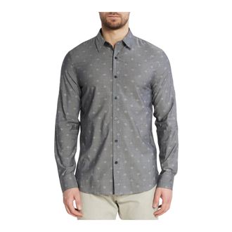 Guess Chemise stretch slim fit - Homme - Chemises - Bleu - Taille: 2XL
