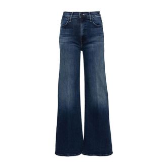 Mother Femme, Jeans, Bleu, Taille: W27 Jean Taille Haute Jambes Larges Bleu