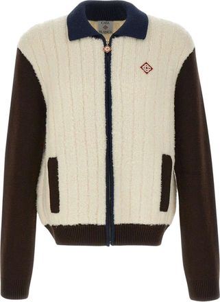 Casablanca Veste Caf&eacute; Culture - Homme - Sweatshirts et sweats &agrave; capuche - Blanc - Taille: M
