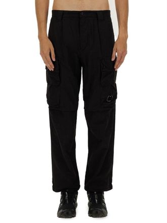 C.P. Company Polyamide Cargo Pants - Black