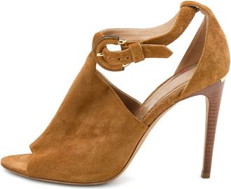 Burberry Sandalen aus Wildleder 100mm - Braun