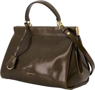 Victoria Beckham Sloane Frame Bag - Khaki