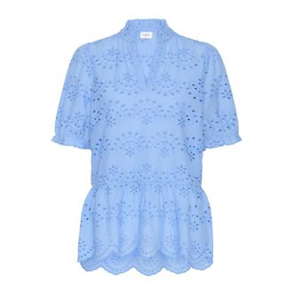 Saint Tropez GeleksaSZ Bluse - - Blouses & Shirts - Damen - Blau - S