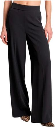 Vicolo Femme, Pantalons, Noir, Taille: 44 FR Fluid Fabric Pantalons