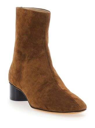 Le Monde Beryl Womens Ankle Boots Carole Brown Goat Leather