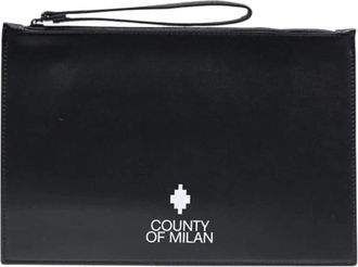 Marcelo Burlon unisex, Sacs, Noir, Taille: ONE Size Clutches