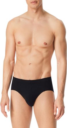 Schiesser Herren Slips schwarz Baumwolle & Mix unifarben