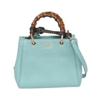 Gucci Pre-owned Bamboo Shopper Tote - - Pre-owned - Damen - Blau - ONE SIZE