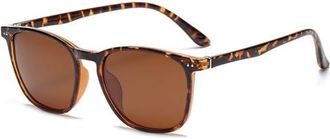 Generic Lunettes De Soleil Polaris&eacute;es Tendance &Agrave; Monture Carr&eacute;e For Hommes Et Femmes(Brown)