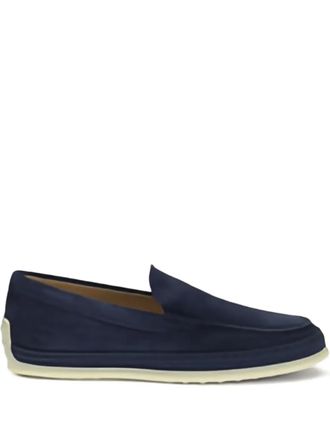 Tod's mocassins &agrave; bout rond - Bleu