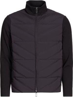 Emporio Armani Straight Jacket gerade Kragen - Blau