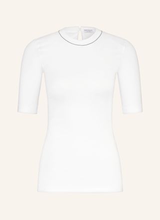 Brunello Cucinelli Brunello Cucinelli T-Shirt Mit Schmuckperlen weiss