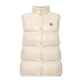 Moncler Badia Daunenweste - - Jackets - Damen - Beige - XL