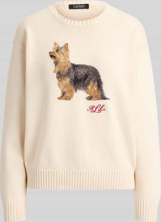 Lauren Ralph Lauren Pullover mit Hundemotiv-Intarsie aus reiner Baumwolle