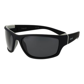Polaroid Schwarze Gummi-Sonnenbrille